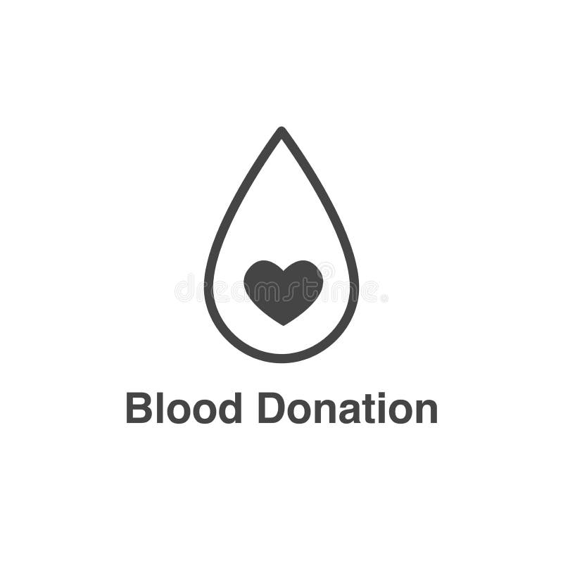 Blood Testing and Work Icon Showing One Aspect of Blood Draw Process ...