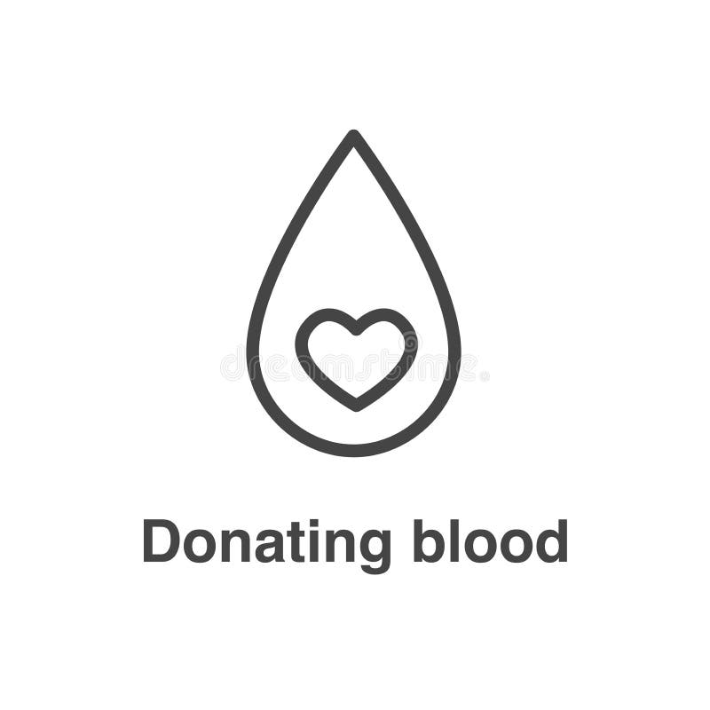 Blood Testing and Work Icon Showing One Aspect of Blood Draw Process ...