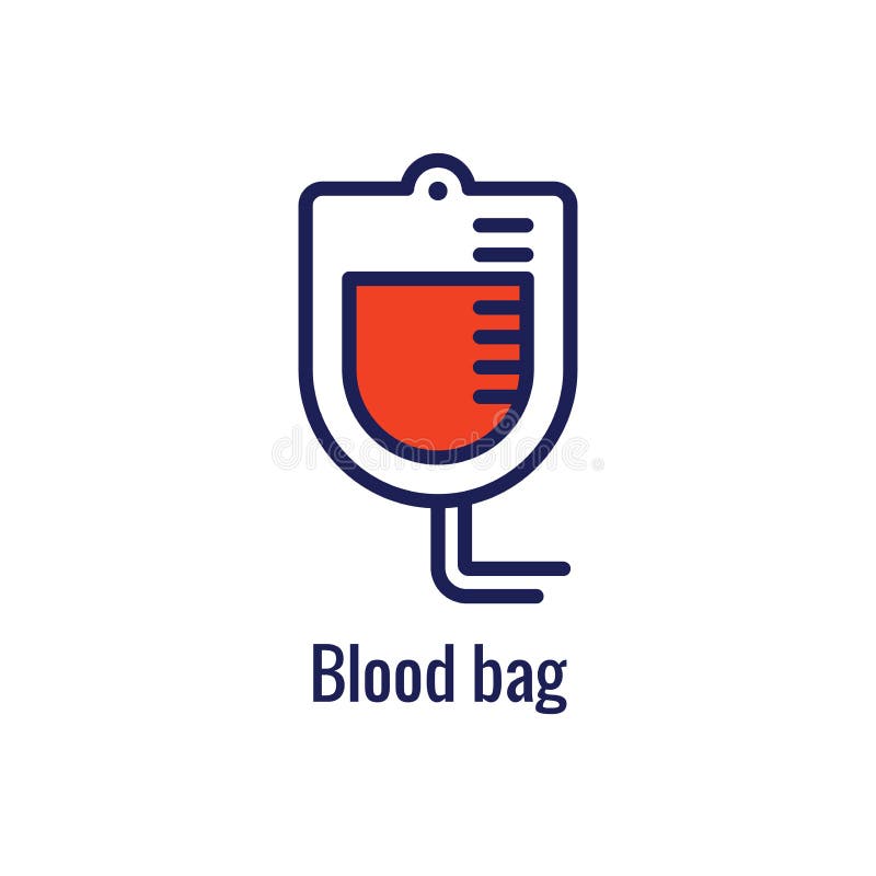 Blood Testing and Work Icon Showing One Aspect of Blood Draw Process ...