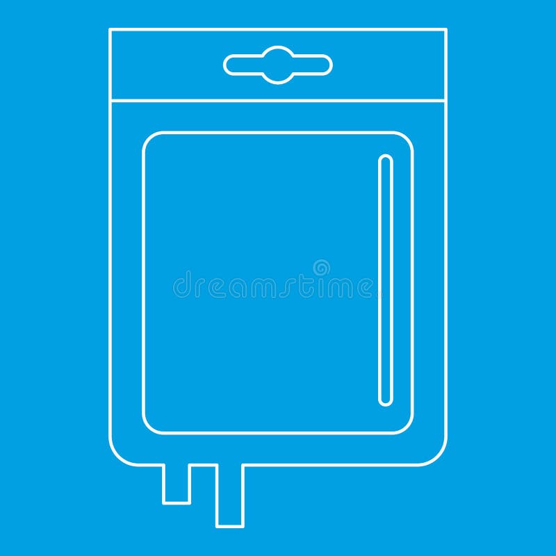 Blood Transfusion Icon, Outline Style Stock Vector - Illustration of ...