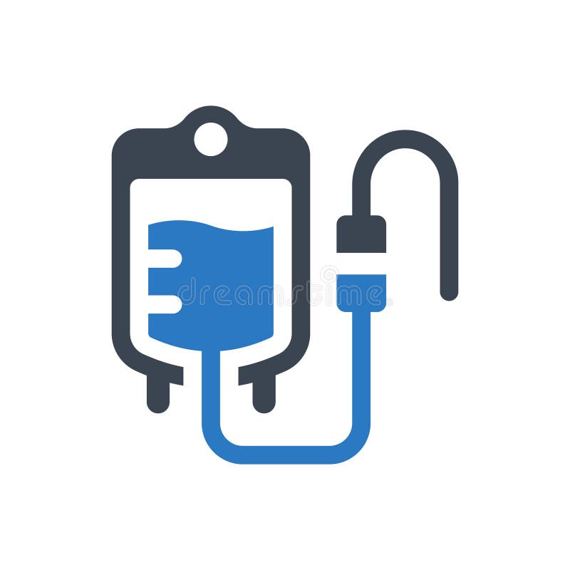 Blood transfusion icon stock vector. Illustration of vector - 254771919
