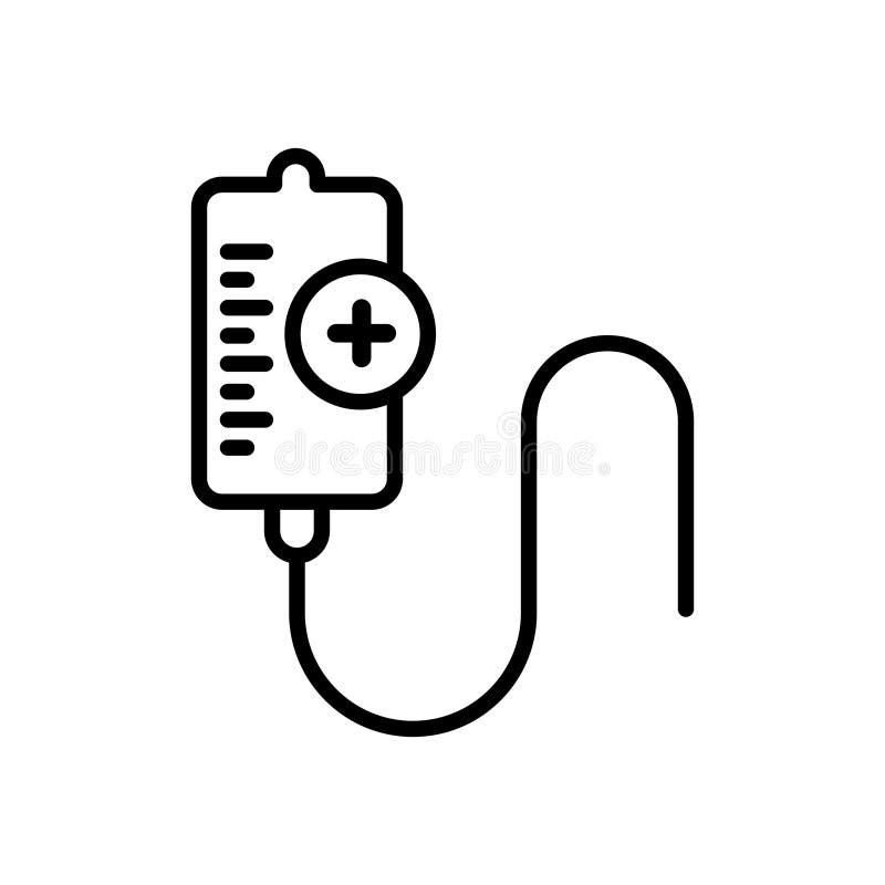 Blood transfusion icon stock vector. Illustration of symbol - 338258127