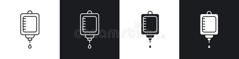 Blood transfusion icon stock vector. Illustration of drip - 341325332