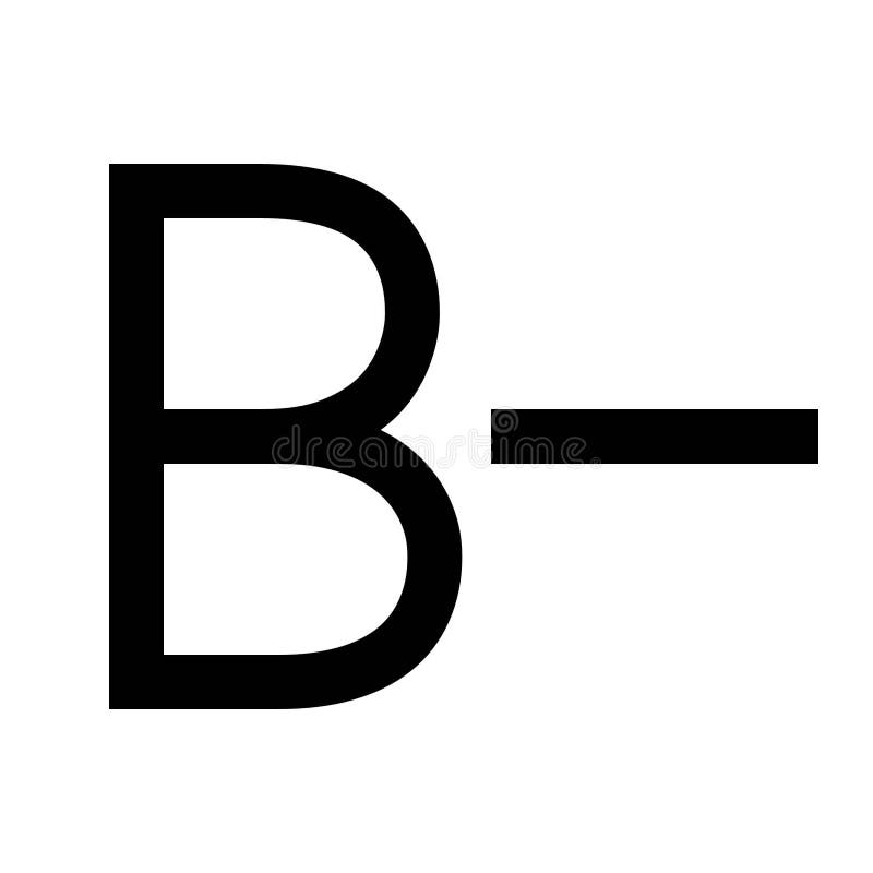 Blood type B negative stock photo. Illustration of cartoon - 230880464