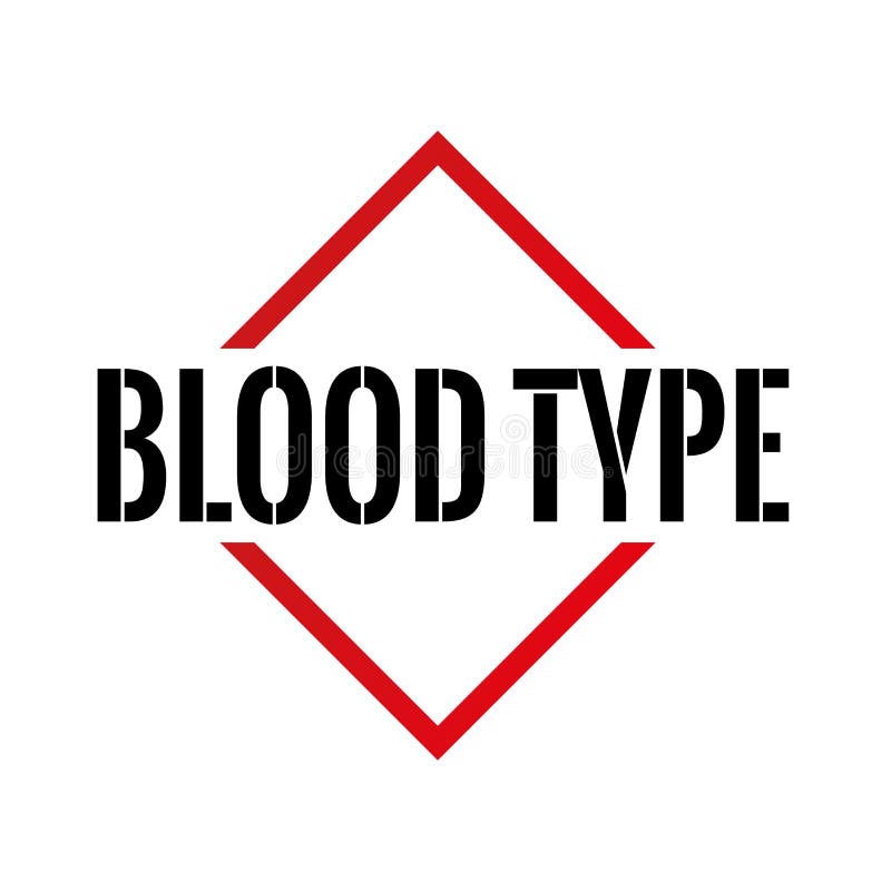 BLOOD TYPE Triangle or Pyramid Line Art Vector Icon Stock Vector ...