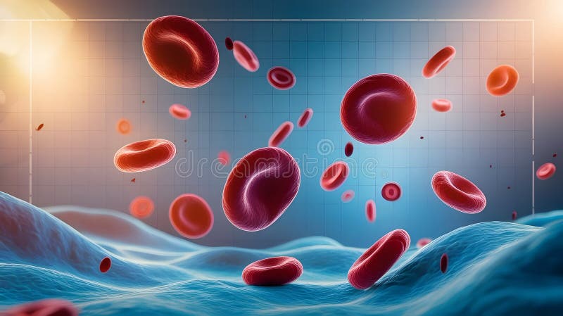 Human Blood Under Microscope Blood Smear Human Stock Photos - Free ...