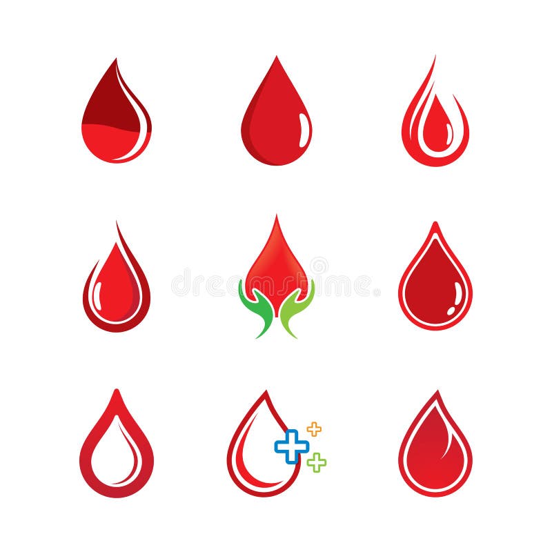 Blood vector icon stock vector. Illustration of drop - 174993193