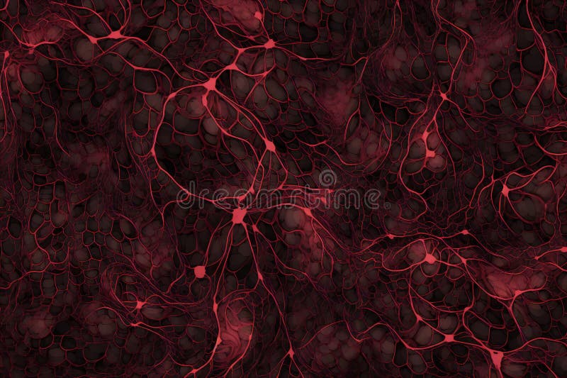 Blood Vessels, Seamless Pattern, Blood Vessels, Rendering Stock ...