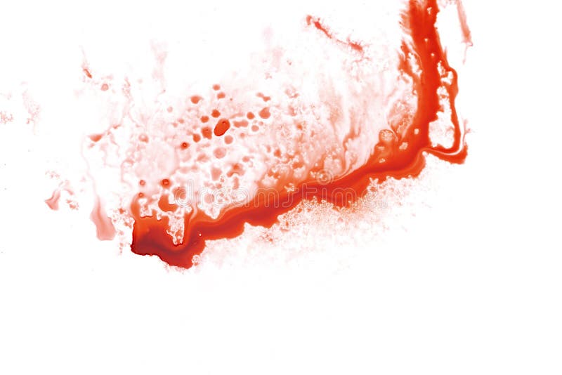Blood in White Surface Background Stock Photo - Image of drip, texture ...