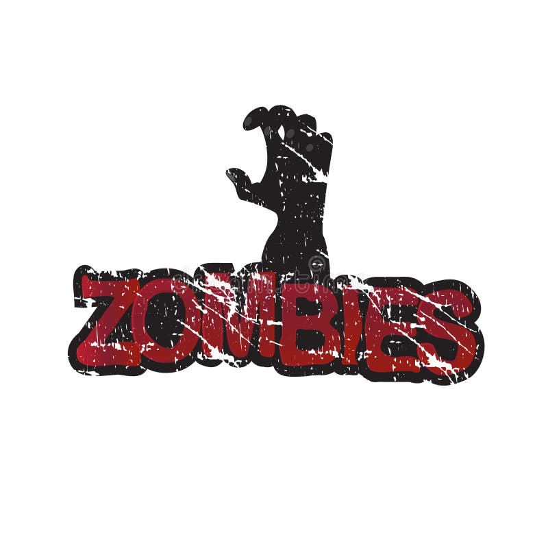 Blood zombie hands stock illustration. Illustration of dead - 169091138