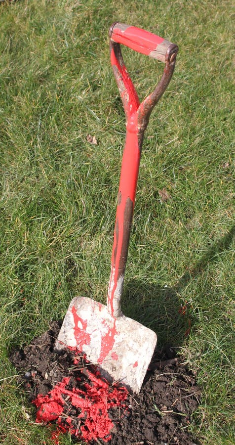 Blooded Spade stock image. Image of spade, effect, kill - 59092135