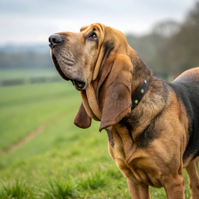The Bloodhound is a Large, Scent-driven Breed Known for Its Incredible ...
