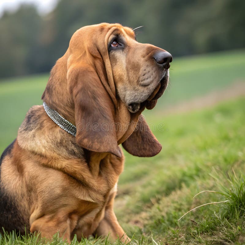 The Bloodhound is a Large, Scent-driven Breed Known for Its Incredible ...