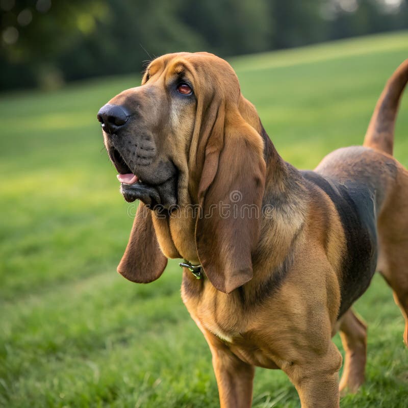 The Bloodhound is a Large, Scent-driven Breed Known for Its Incredible ...