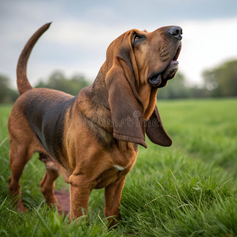 The Bloodhound is a Large, Scent-driven Breed Known for Its Incredible ...
