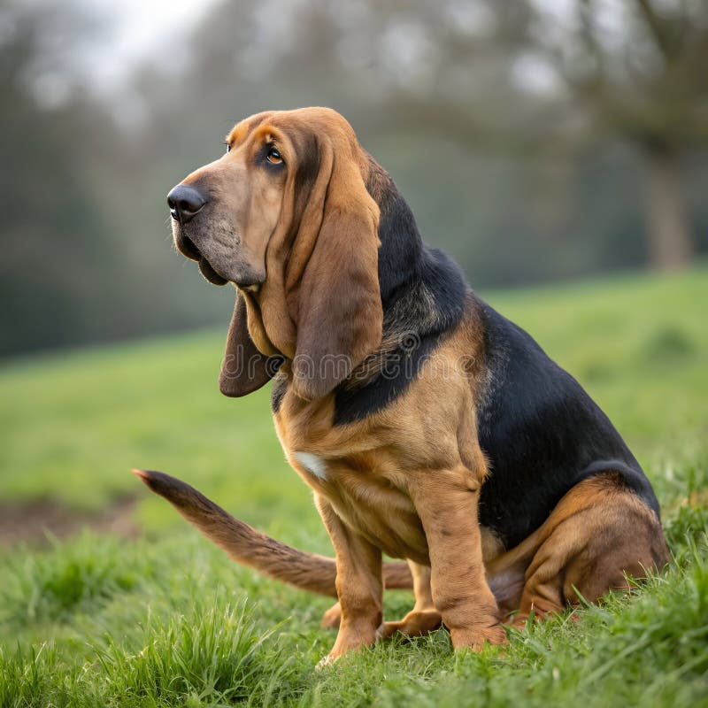 The Bloodhound is a Large, Scent-driven Breed Known for Its Incredible ...