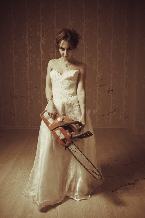 Bloody bride stock image. Image of fiancee, blood, danger - 27783443
