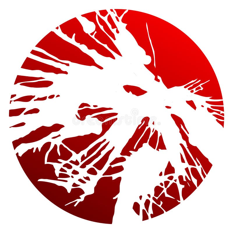 Bloody circle stock vector. Illustration of fluid, circle - 79665035