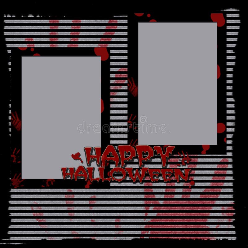 Bloody Halloween Page stock illustration. Illustration of stripe - 24512032