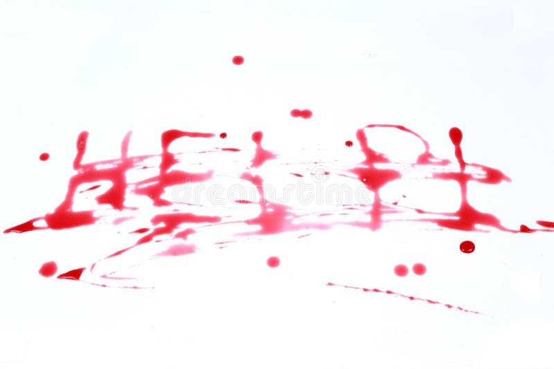 Bloody hand making stock image. Image of injury, hand - 34512147