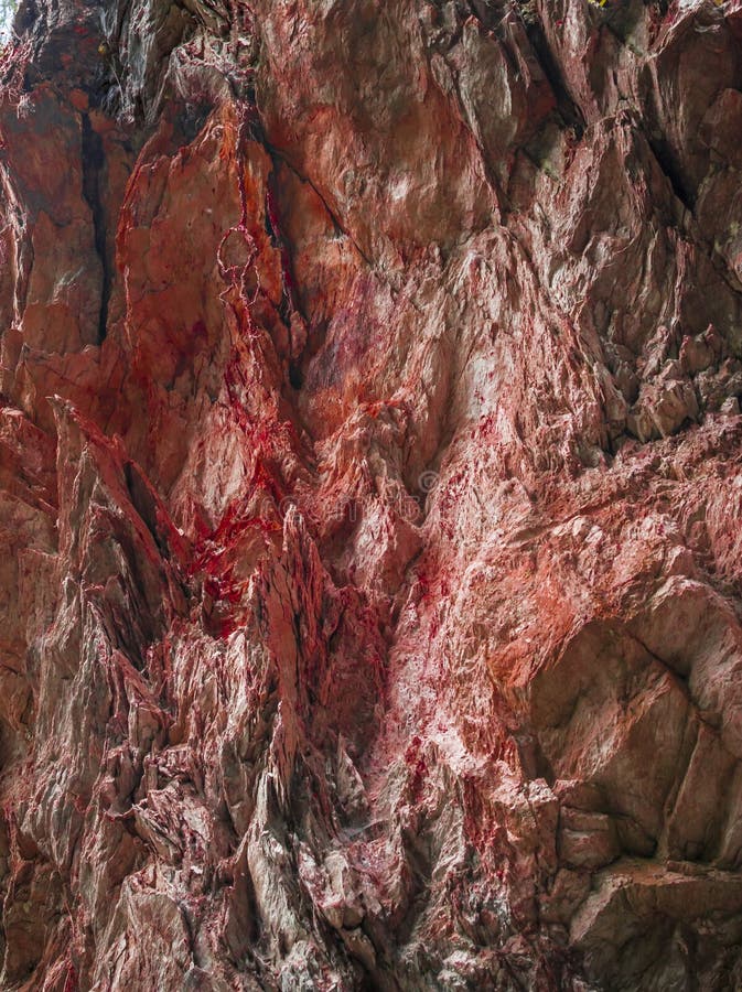 Bloody Red Rocks and Stones Stock Photo - Image of wall, riedingtal ...