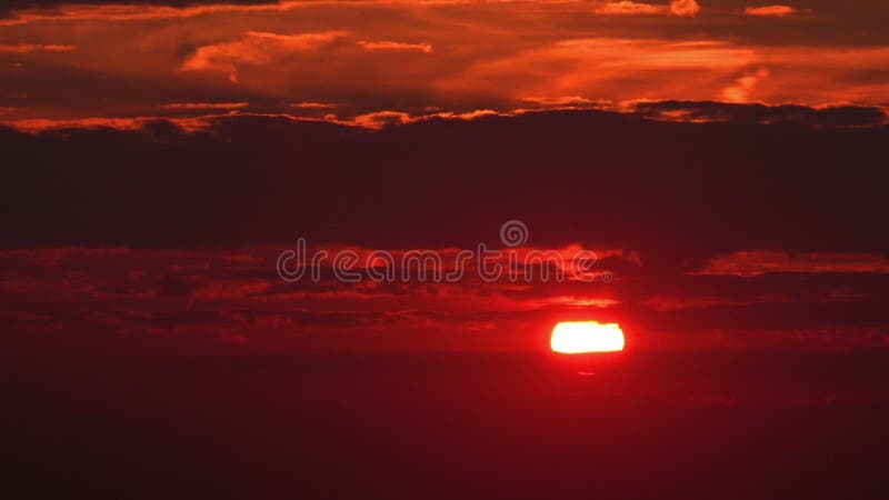 Bloody Red Color Water Splashing in Slow Motion on a Rippled Surface ...
