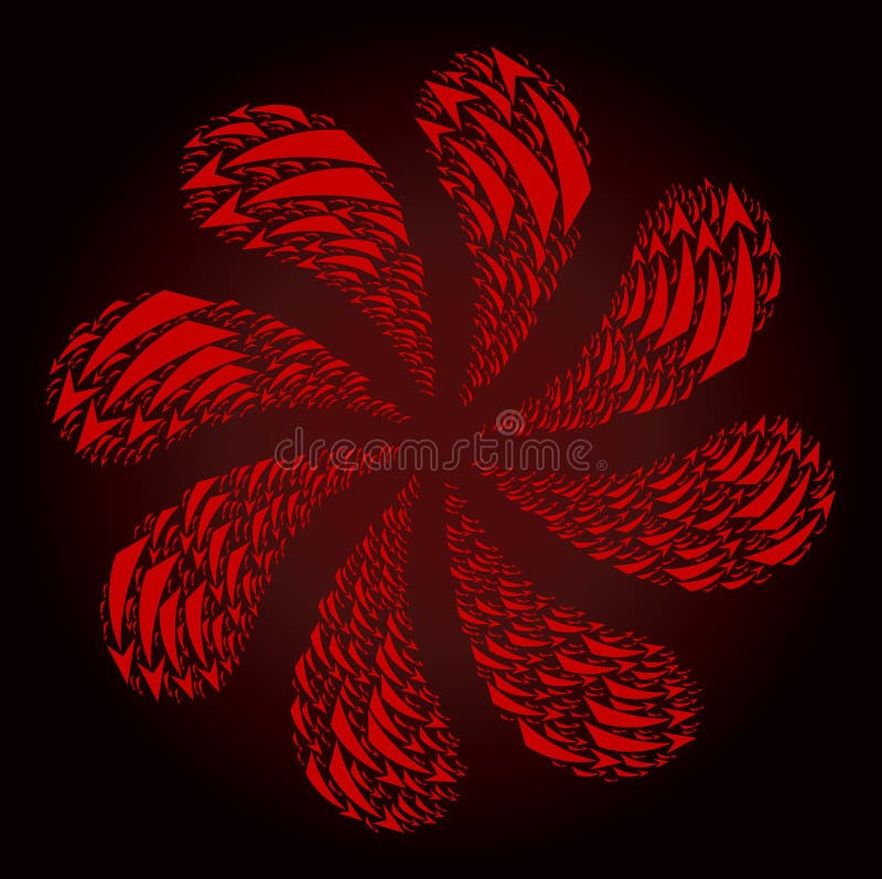 Bloody Rocket Start Icon Rotation Burst Stock Vector - Illustration of ...