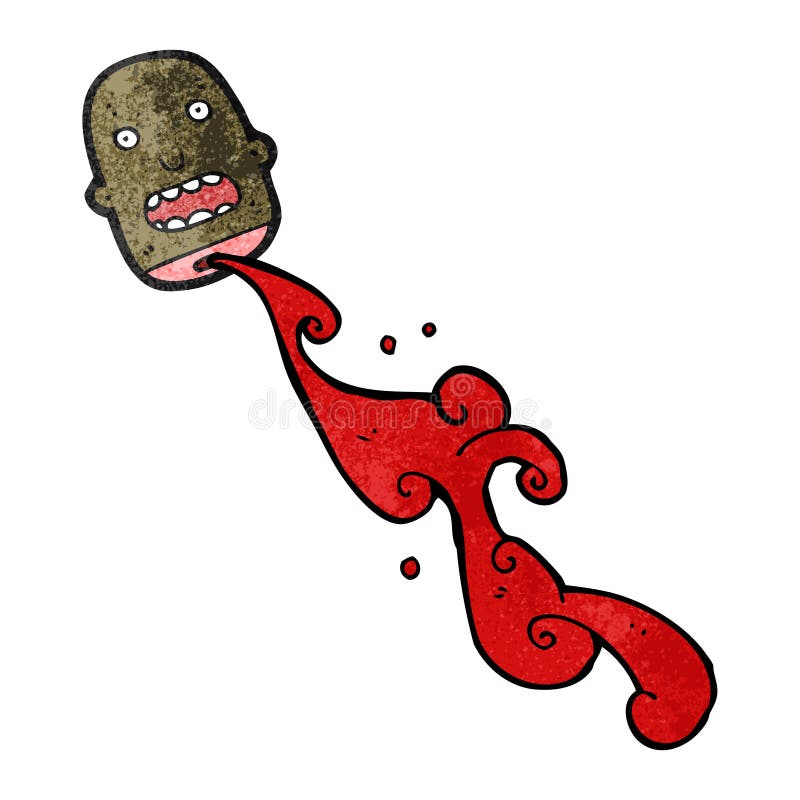 Bloody Severed Head Cartoon Stock Vector - Illustration of hand, horror ...