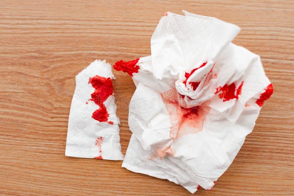 Bloody tissue on floor stock photo. Image of blood, bizarre - 136943232