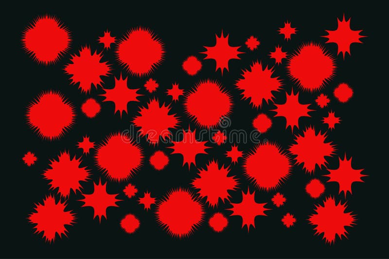 Bloody Star of King David on Red and Black Background Stock ...