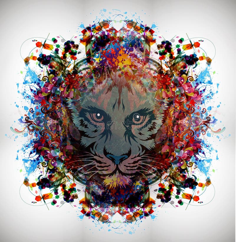 Bloody Werewolf Abstract Background Stock Illustration - Illustration ...