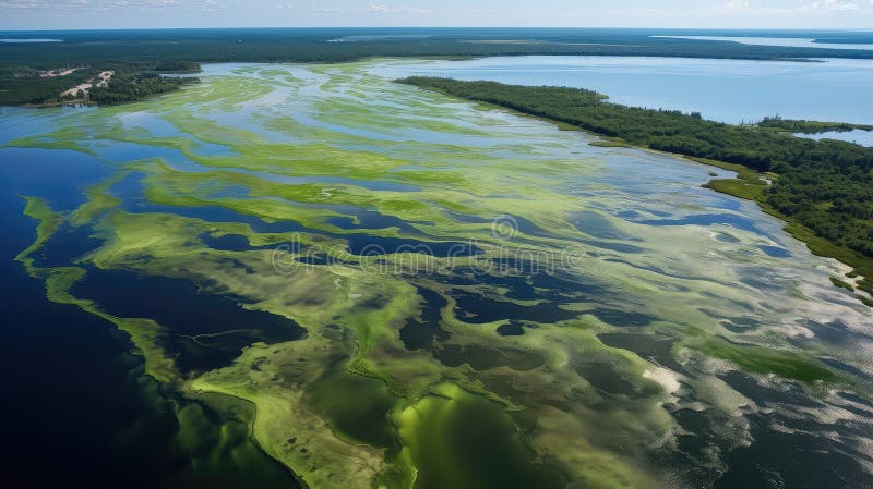 Bloom florida algae stock illustration. Illustration of bloom - 317383175