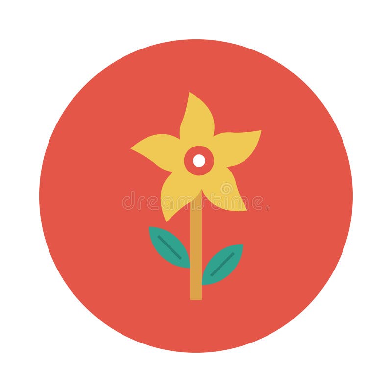 Bloom Reception Vector Flat Icon Stock Vector - Illustration of pack ...