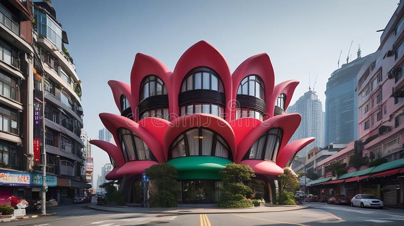 Blooming in the City: a Mystical Architectural Marvel Inspired by the ...