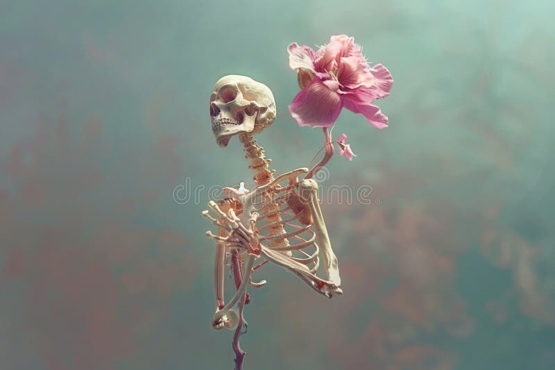 Flowerwithering Skeleton Stock Illustrations – 4 Flowerwithering ...