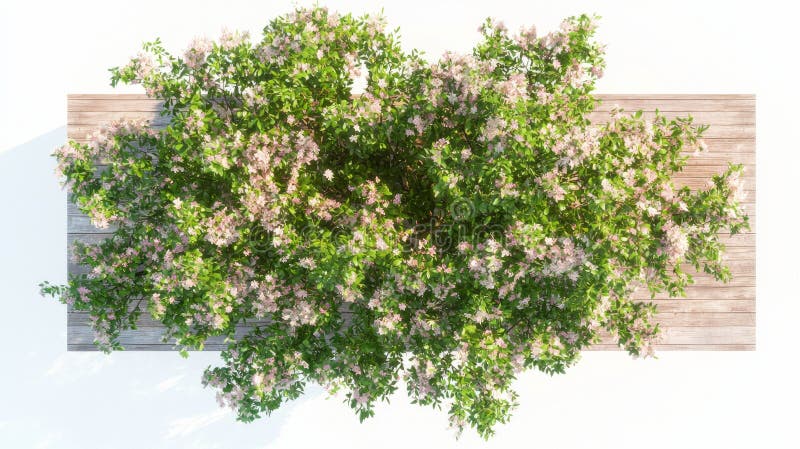 Blooming Magnolia Tree in Garden Landscape Design Concept Stock Image ...