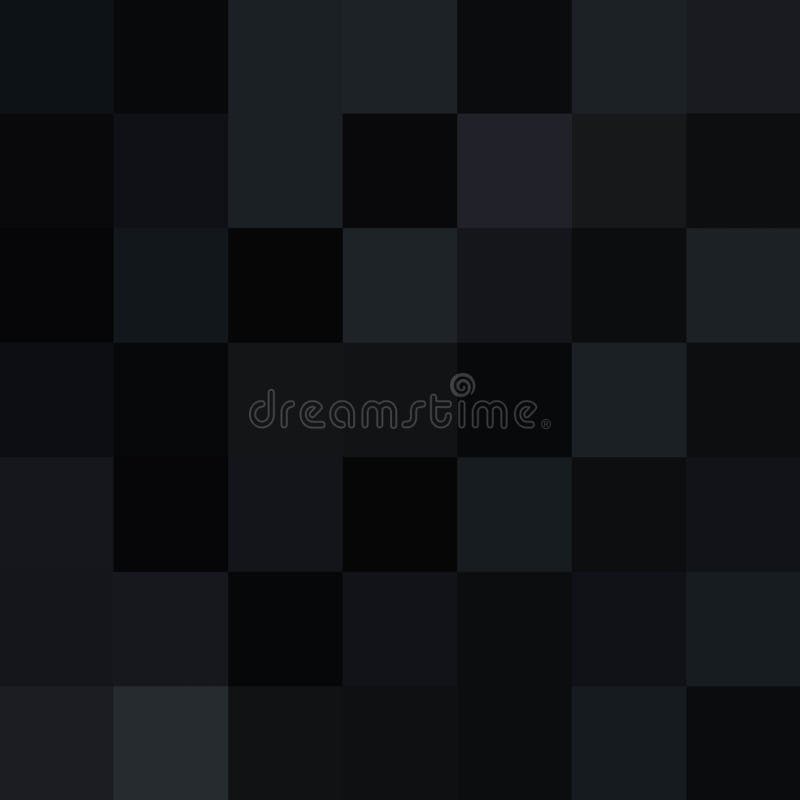 Blooming Pixel Template. Black Pixel Background. Vector Illustration ...