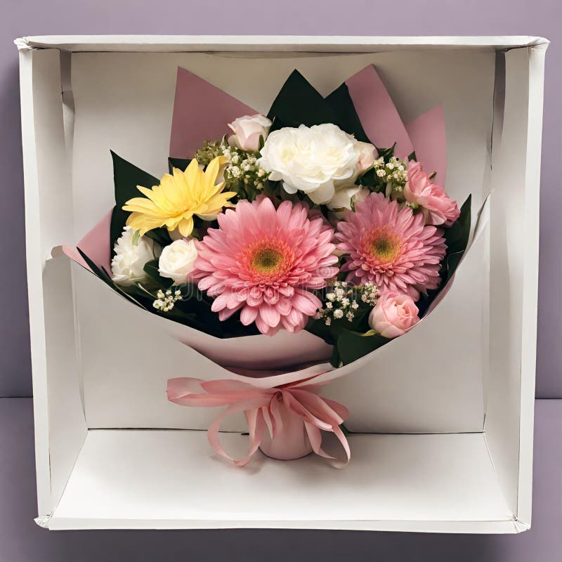 Blooms that Last Forever the Gift of Eternal Flowers Stock Illustration ...