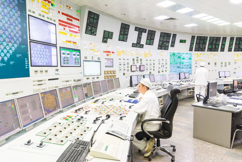 Bloquez Le Tableau De Commande De Réacteur De La Centrale Nucléaire ...