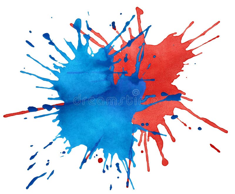 Blue Red Paint Splatter Stock Illustrations – 17,258 Blue Red Paint ...