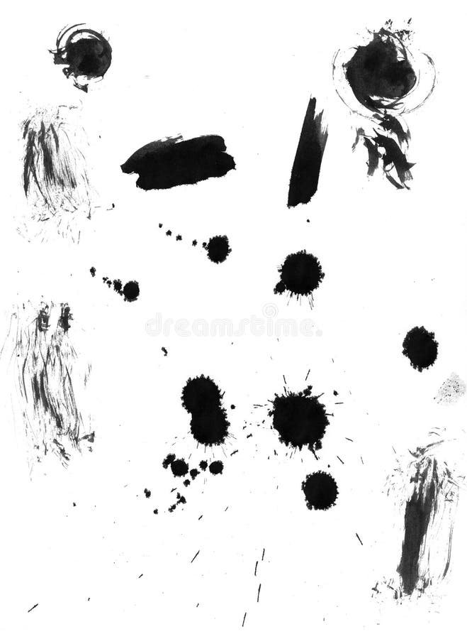 Blot ink stock illustration. Illustration of drop, isolated - 5493056