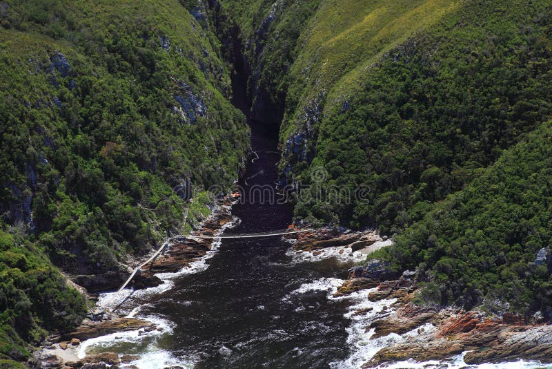 Bloukrans river mouth stock image. Image of ravine, bloukrans - 38774375