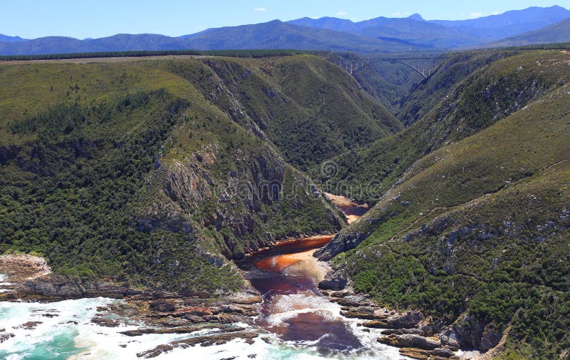 Bloukrans River Bridge, Garden Route, South Africa Stock Photo - Image ...