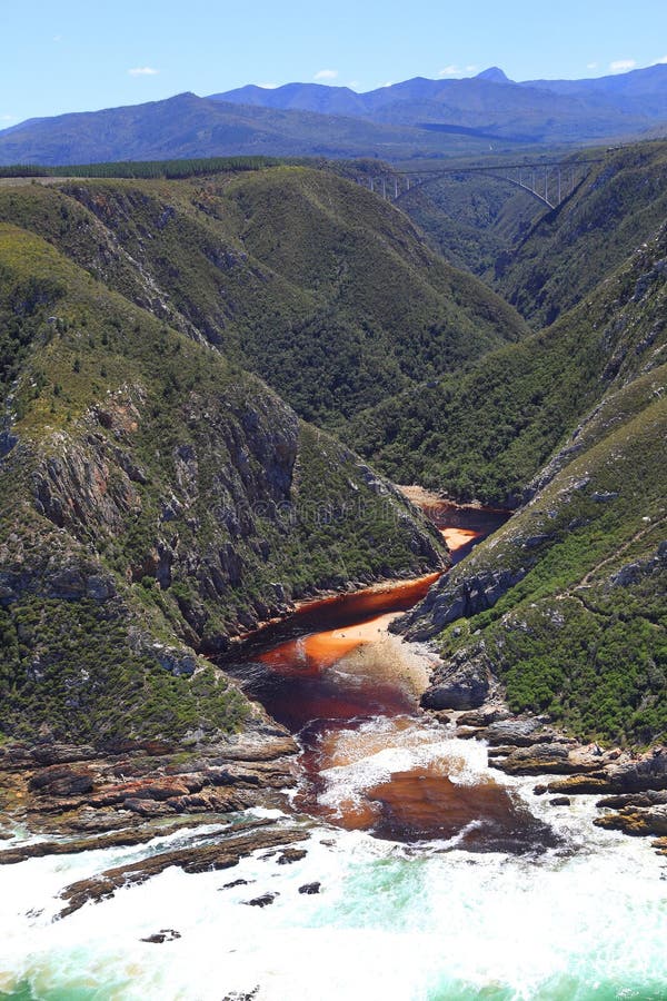 Bloukrans River Bridge, Garden Route, South Africa Stock Photo - Image ...