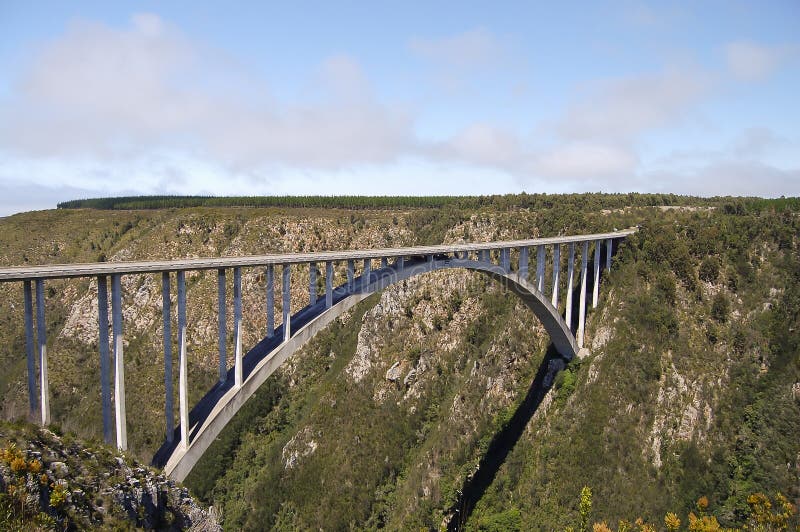 De Brug Zuid-Afrika Van Bloukrans Stock Afbeelding - Image of structuur ...
