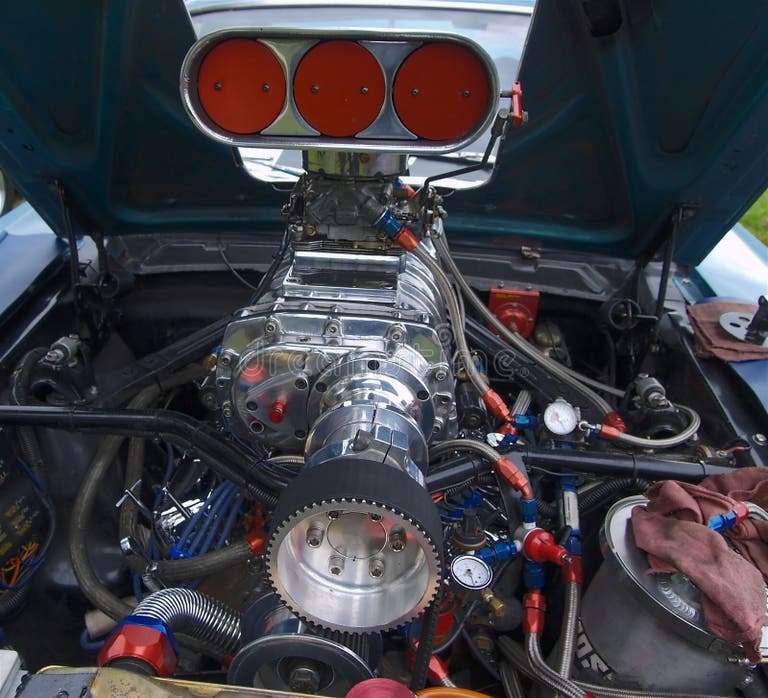 Blower stock image. Image of engine, dragster, restored - 1191985