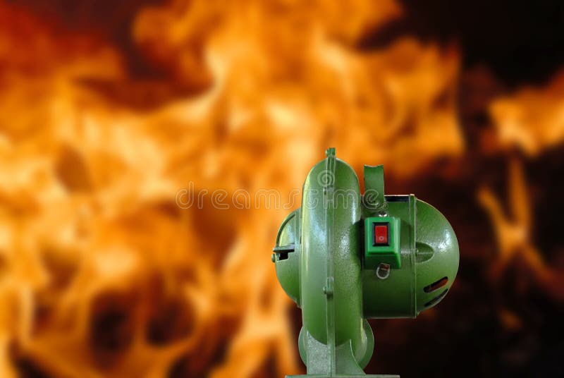 Blower fan stock image. Image of metal, retro, plant - 82302593