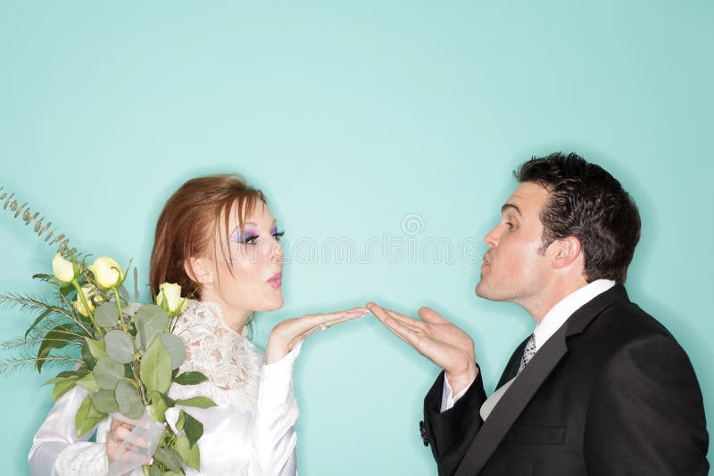 Blowing kisses stock photo. Image of faces, flash, funny - 11813312