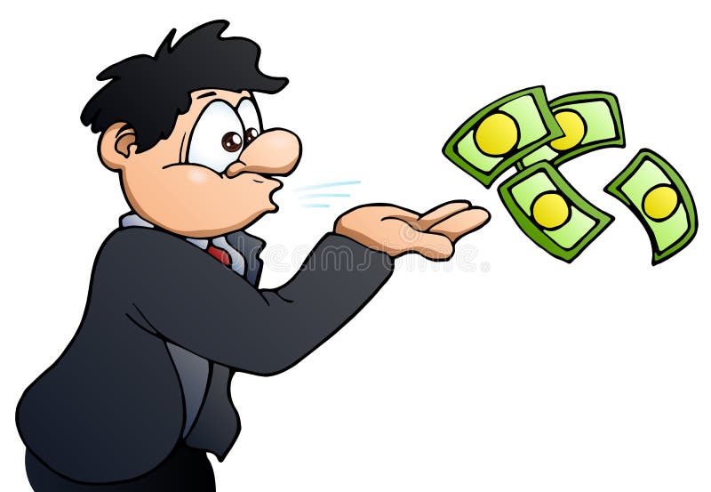 Money Blowing Stock Illustrations – 536 Money Blowing Stock ...