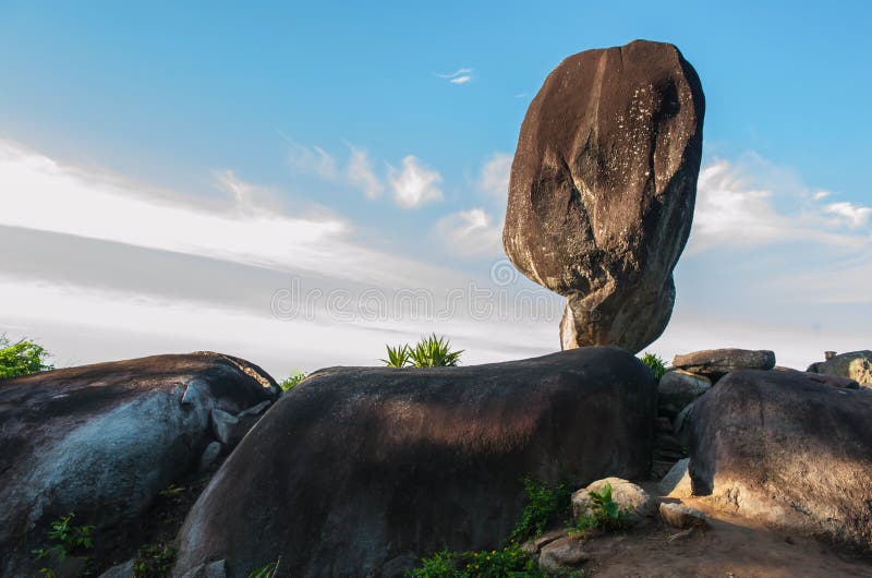 Blowing rock stock image. Image of brown, side, rock - 57513037
